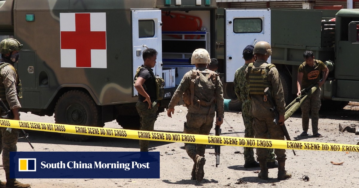 Twin bombs in Philippines kill at least 14, blamed on Islamic State ...