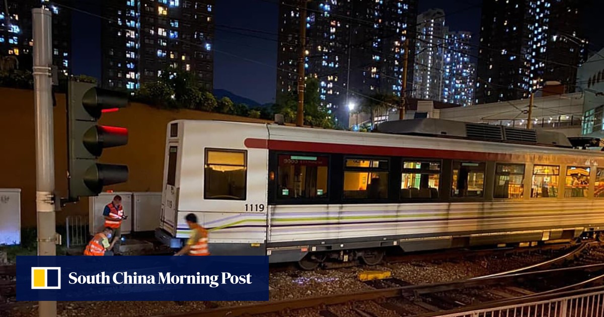 Services disrupted, but no injuries reported after MTR light rail train ...
