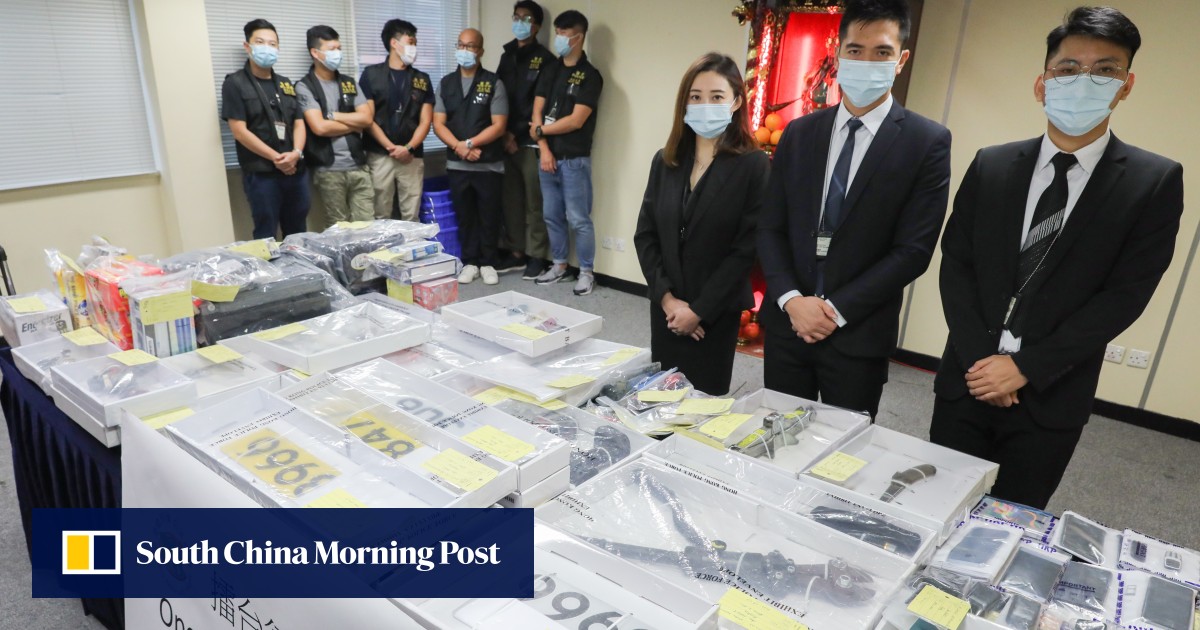 Hong Kong police smash triad gang tied to burglaries, drug trafficking ...