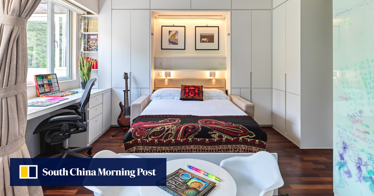 A Hong Kong family home takes one room and gives it several uses ...