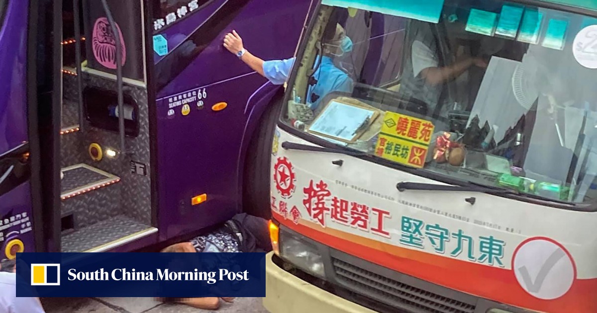 Tourist bus driver beaten unconscious with metal water bottle in Hong ...