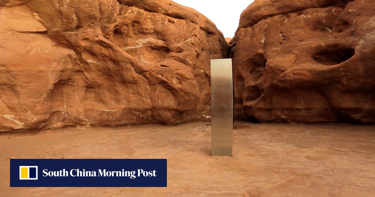 Mystery metal pillar found in US desert ‘disappears’ | South China ...