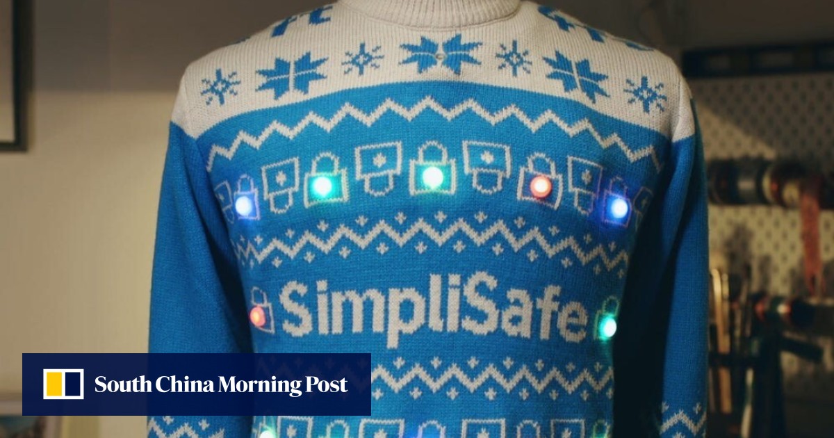 Covid-19 Christmas sweater that ensures social distancing – it flashes ...