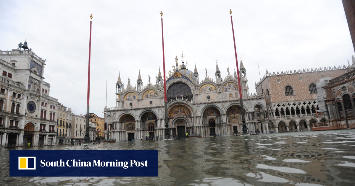 Venice activates flood defence system as sea levels rise | South China ...