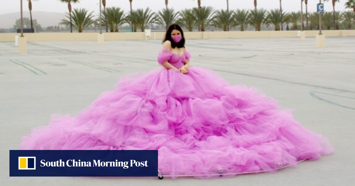 Super wide social distancing dress is next-level viral for TikTok ...