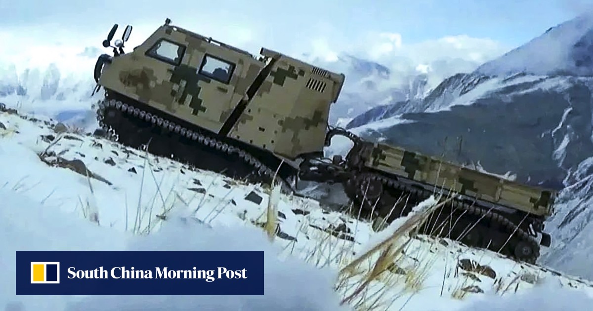 China’s military uses new all-terrain vehicle to get supplies to troops ...