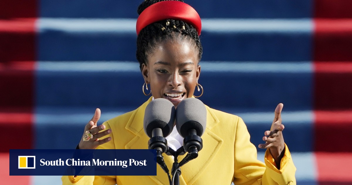 Poet Amanda Gorman, 22, captures ‘bruised, but whole’ US at ...