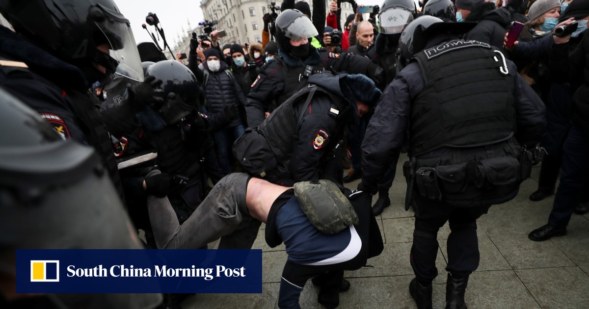 Alexei Navalnys Wife Among Thousands Arrested In Anti Putin Protests