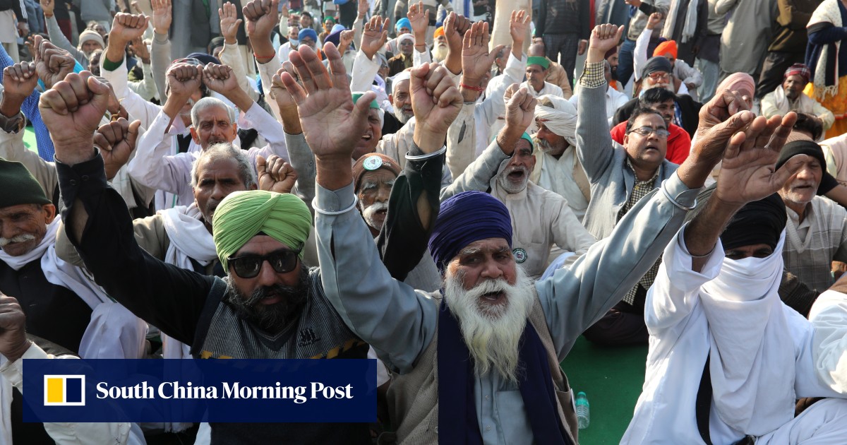 Protesting Indian farmers block highways as demonstrations spread ...