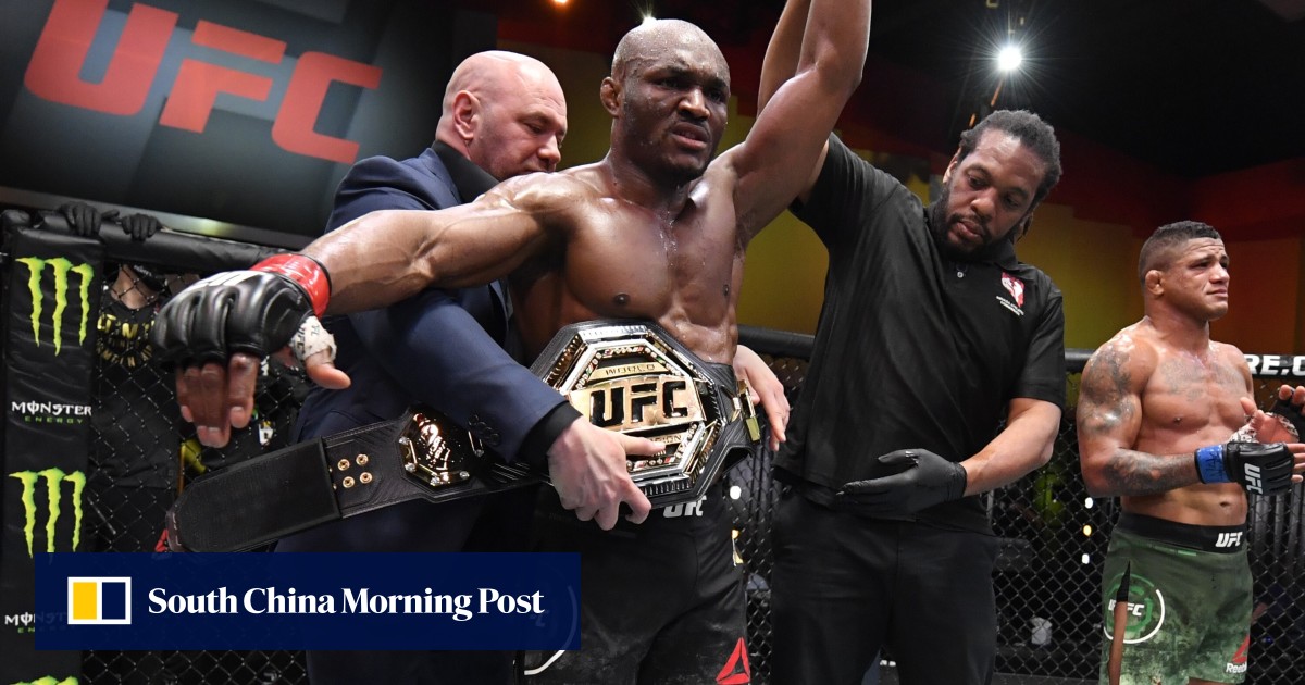 UFC 258: Kamaru Usman TKOs Gilbert Burns to break Georges St-Pierre ...