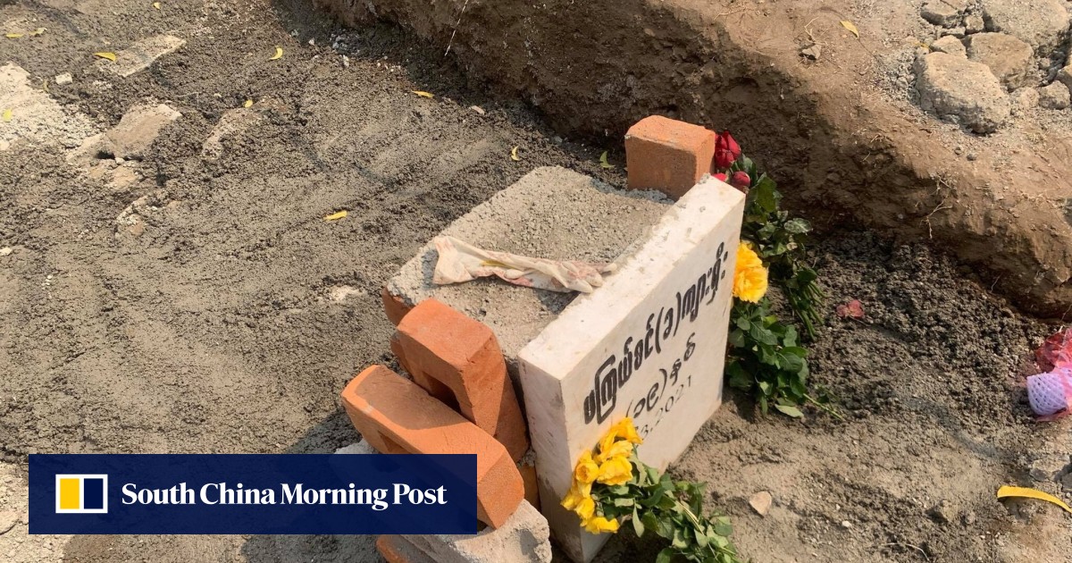 Body of slain Myanmar protester taken from grave and examined, witness ...