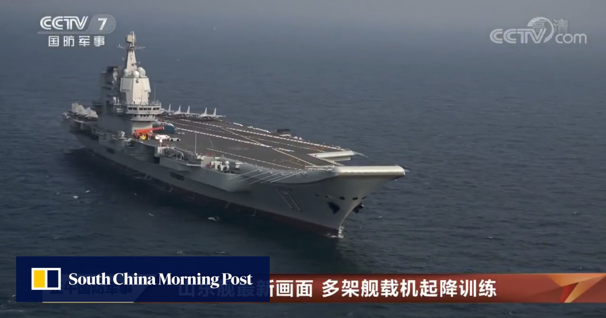 Shandong aircraft carrier group concludes South China Sea Exercise ...