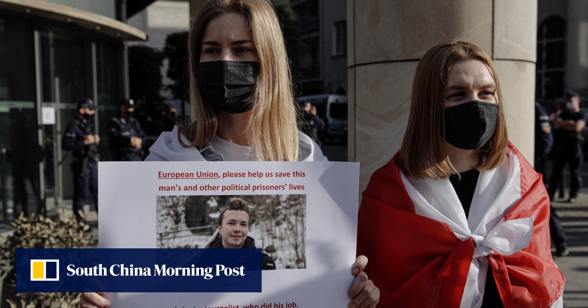 Belarus opposition leader says arrested journalist Roman Protasevich ...