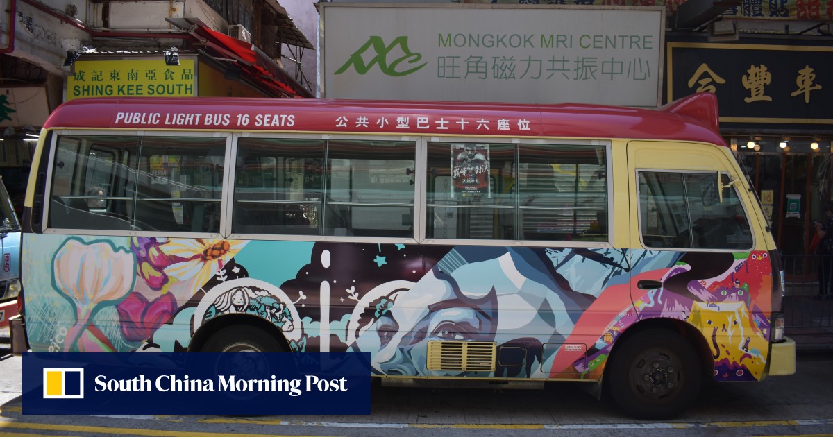 Street artists’ work showcased on minibuses in Hong Kong project backed ...