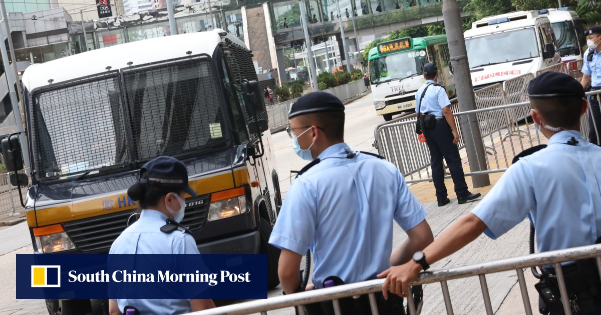 Motorcycle ramming of Hong Kong police officers was ‘unintentional ...