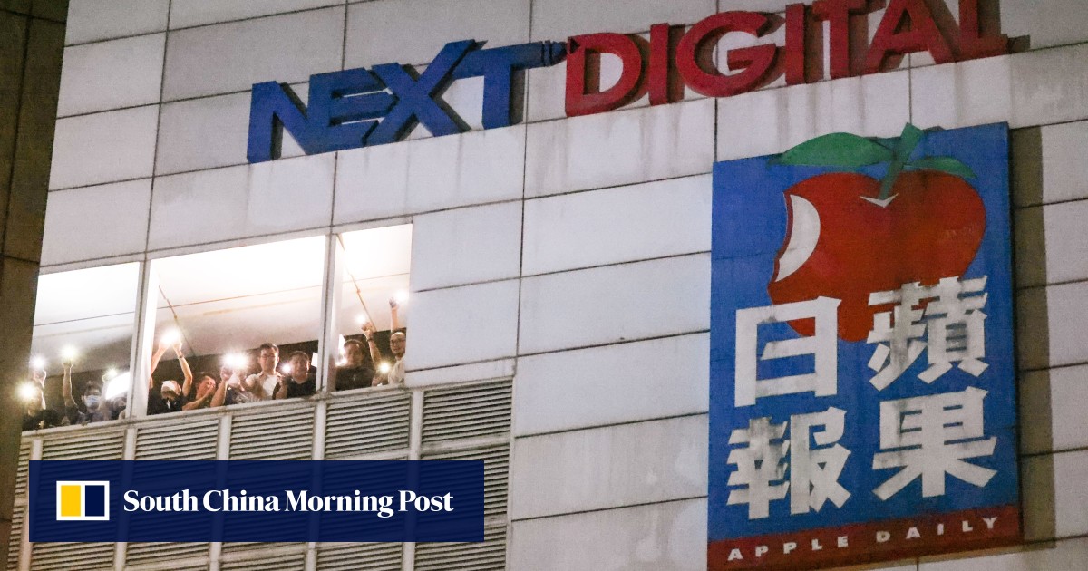 Hong Kong parent company of Apple Daily to cease operations on Thursday ...