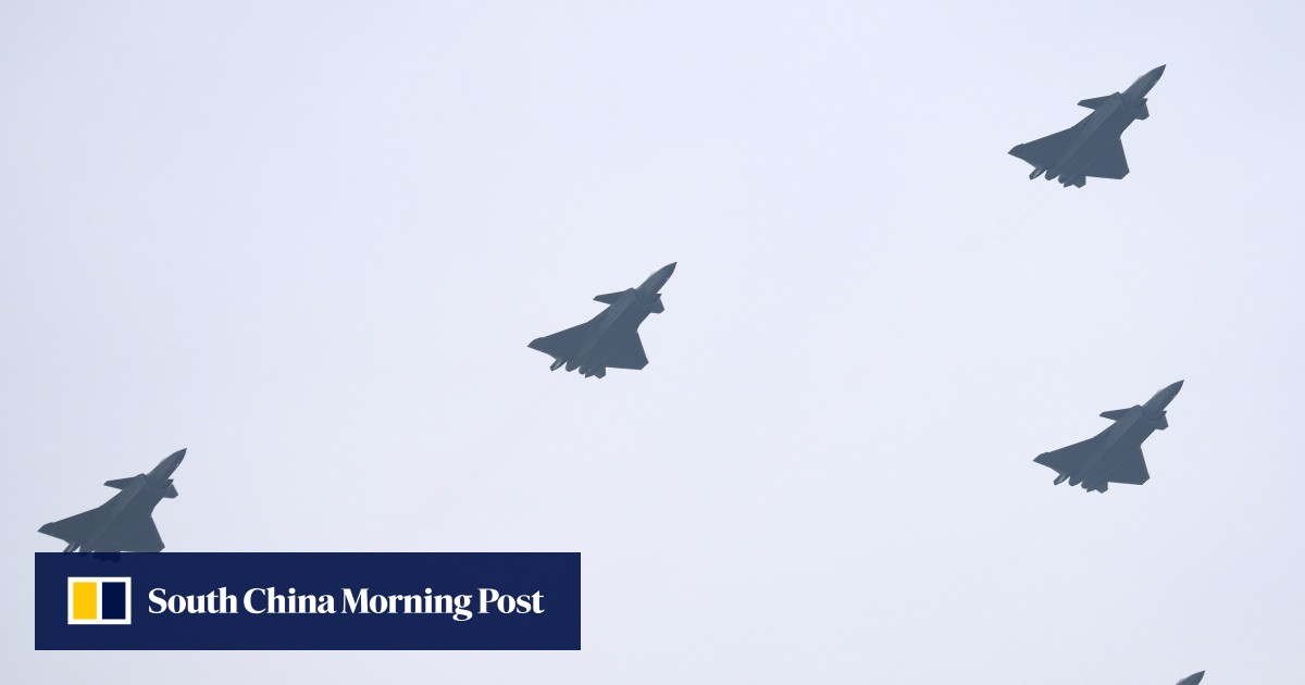 China’s J-20 ‘Mighty Dragons’ take starring role in aerial display for ...