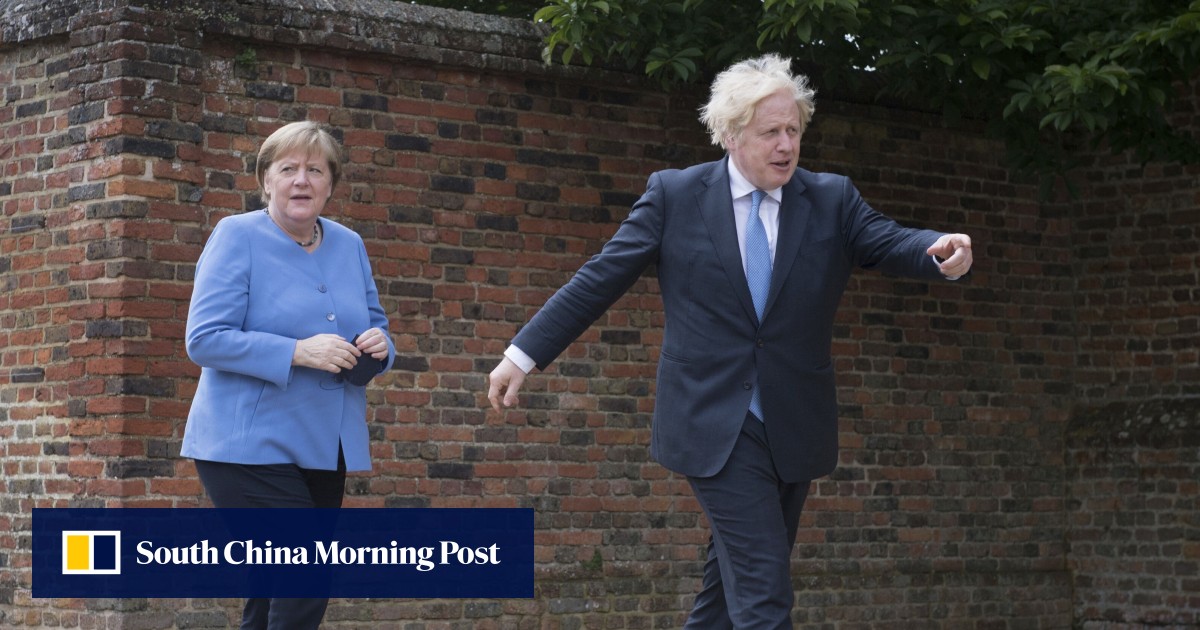 Germany’s Merkel signals quarantine easing after meeting Johnson on ...