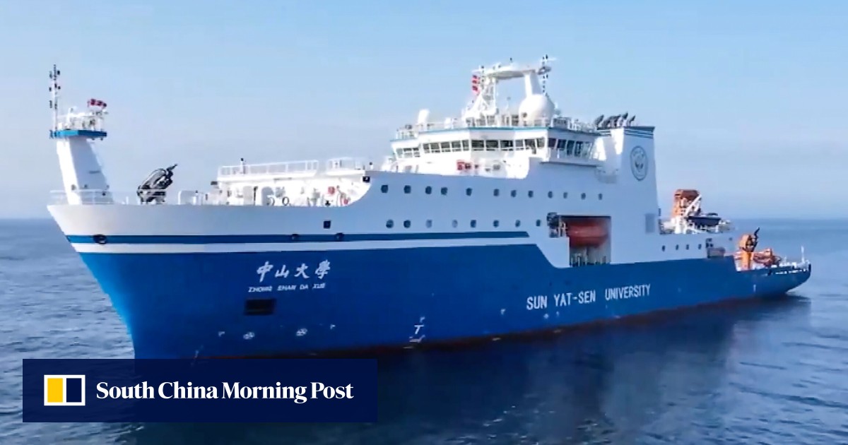 China’s biggest research ship to head to South China Sea on maiden ...