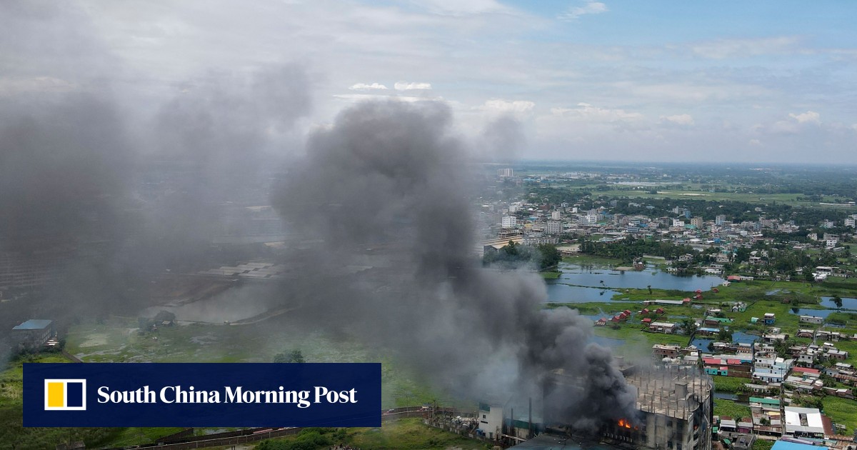 Bangladesh factory fire kills at least 52, workers jump from upper ...