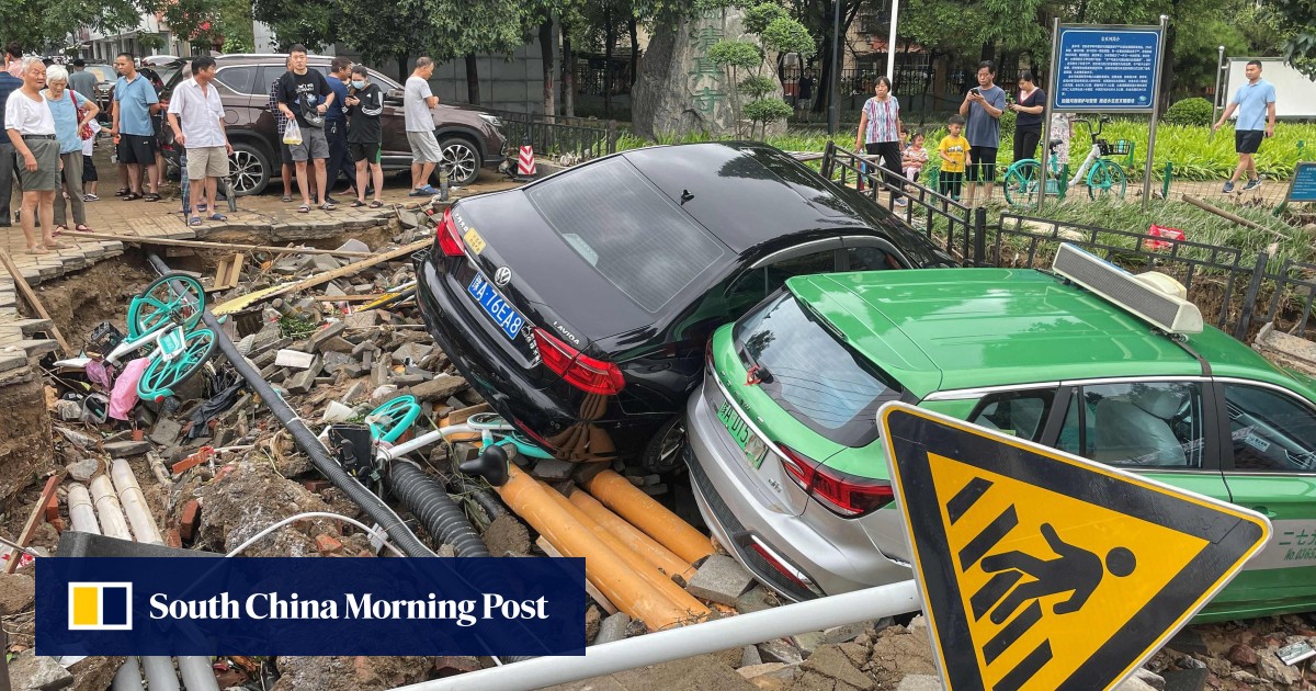China floods: Zhengzhou downgrades emergency response, but heavy rain ...