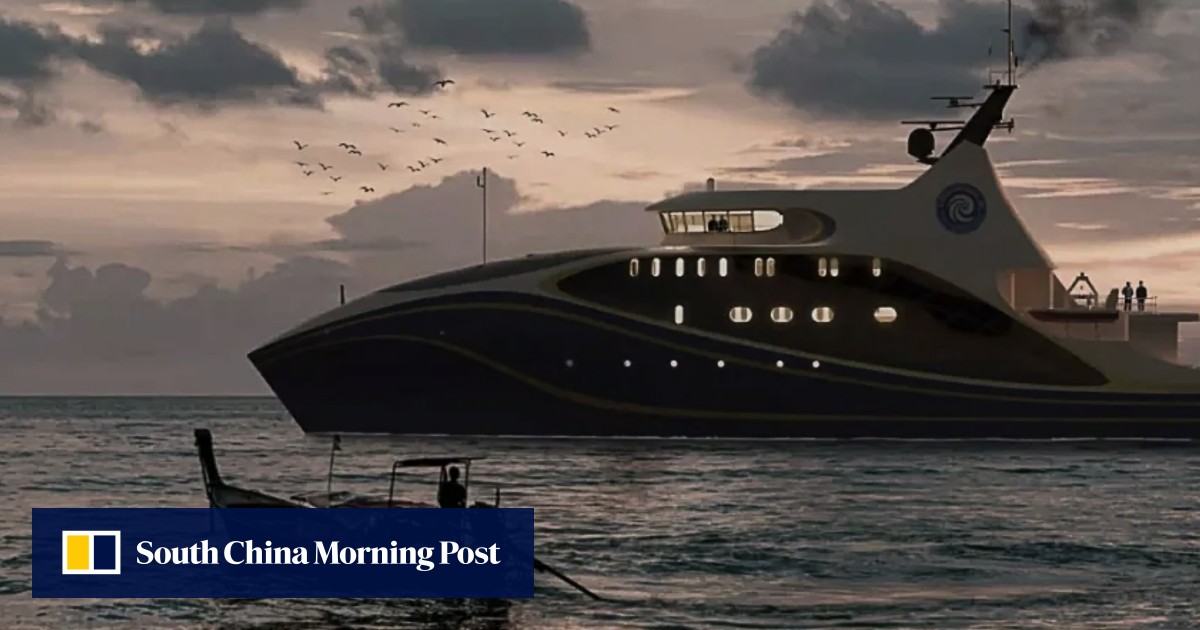 China is building a new type of unmanned research ship | South China ...