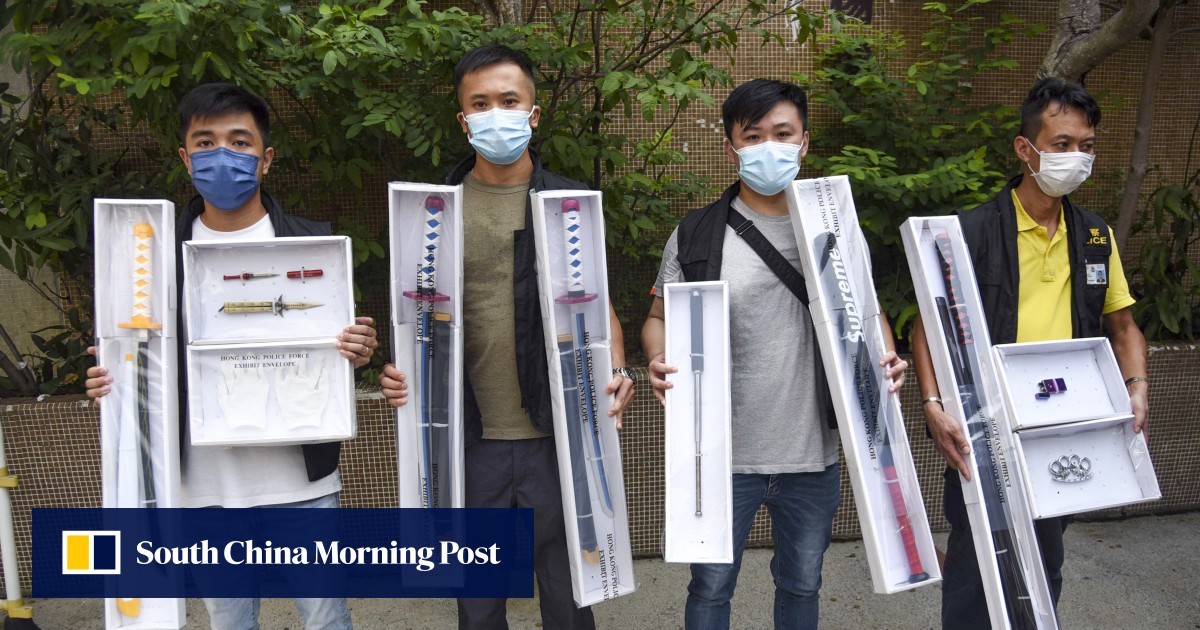 Hong Kong police arrest 14-year-old suspected triad member, seize 10 ...