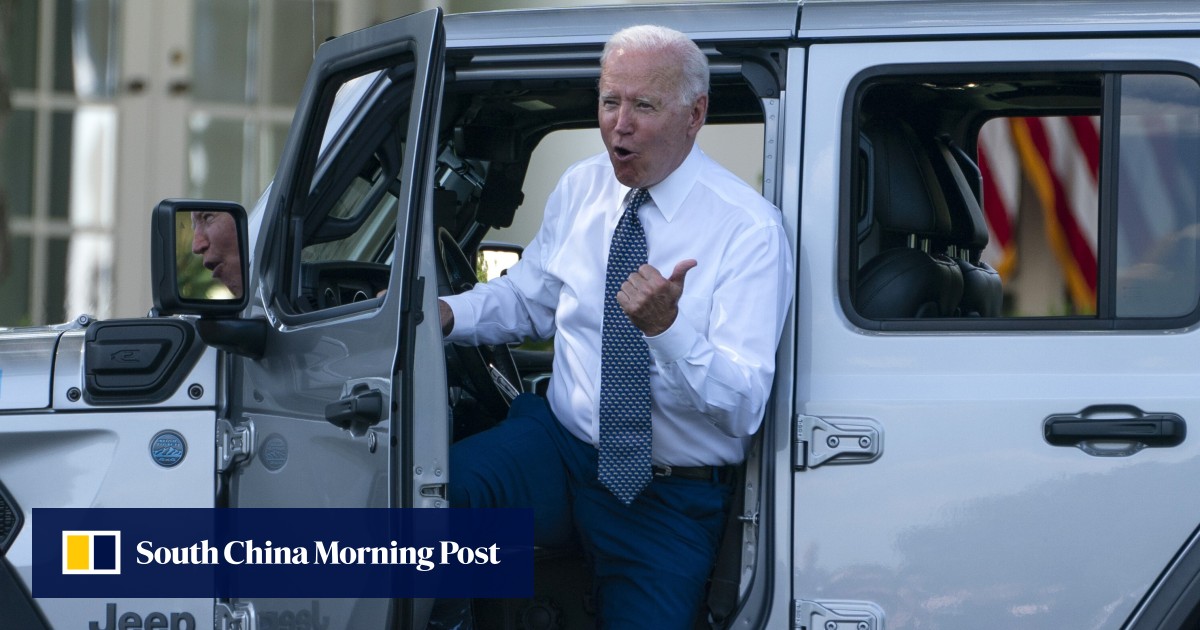 Snubbing Tesla, Joe Biden sets ambitious target for US electric vehicle ...
