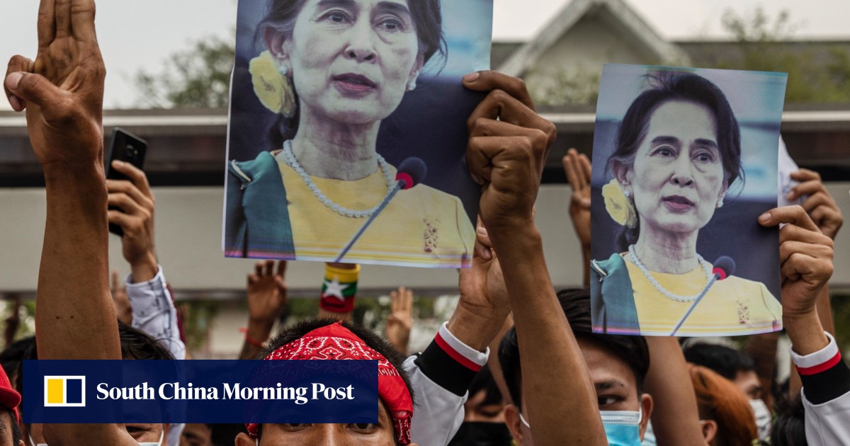 Myanmar protesters mark 1988 uprising that brought Aung San Suu Kyi to ...