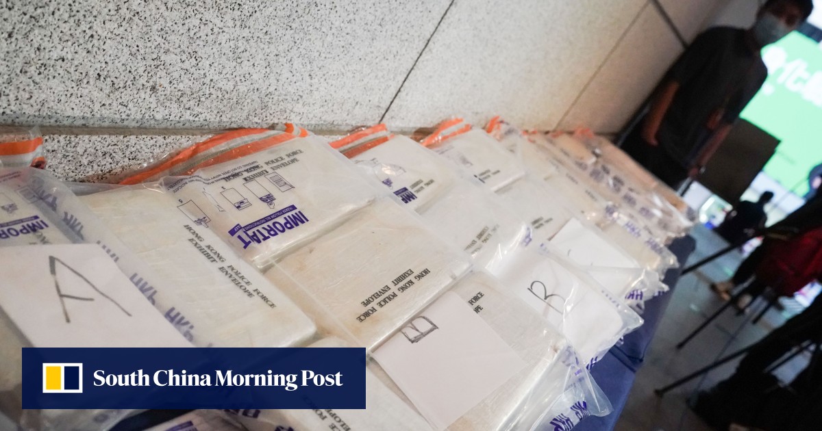 Hong Kong police seize HK$72 million worth of cocaine, arrest 2 in second major drug bust in as ...