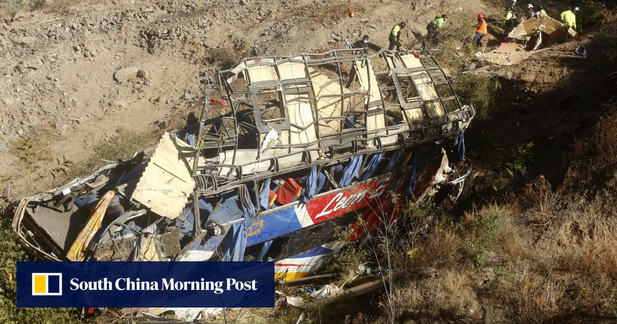 Twenty-nine dead and 20 injured after bus plunges off cliff in Peru ...