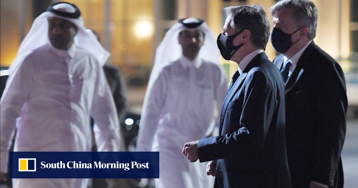 Antony Blinken lands in Doha for Afghanistan crisis talks with Qatar’s ...