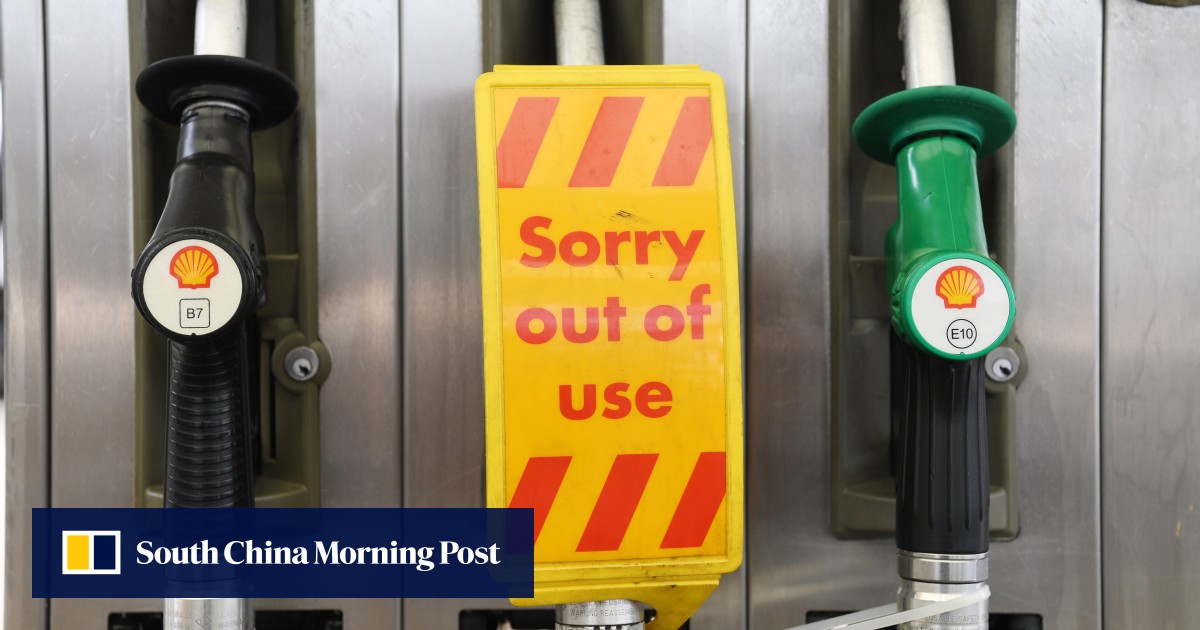 Britain puts army on standby as fuel pumps run dry | South China ...