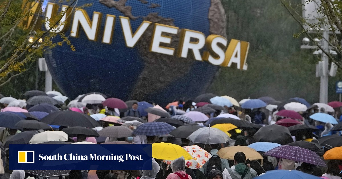 China’s top theme parks Universal Studios, Legoland, Shanghai Disney ...
