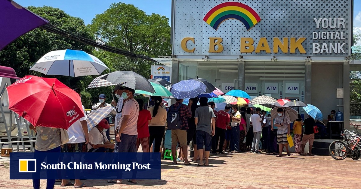 Myanmar’s currency plunges 60 per cent in a month, with junta powerless ...