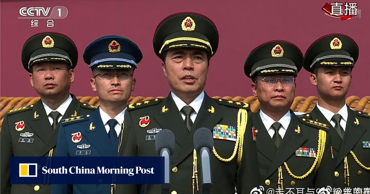 Chinese general Zhang Xudong who stepped down as head of Western ...