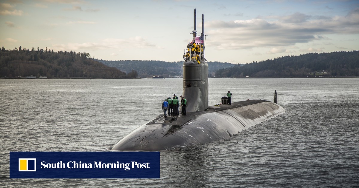 China hits out at Aukus pact after US submarine accident | South China ...