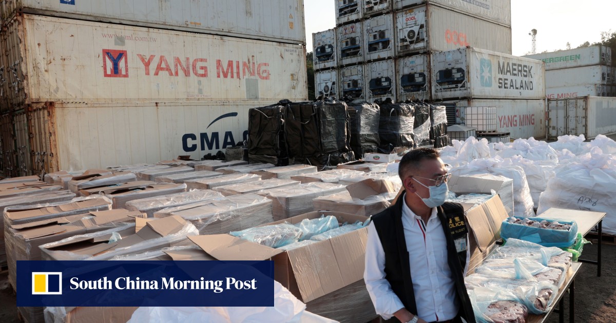 Frozen meat worth more than HK$2 billion seized in anti-smuggling ...