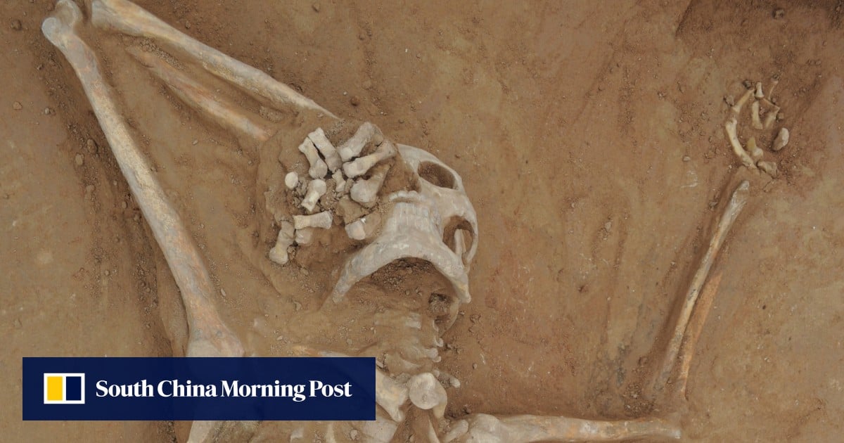 1,300 years later, scientists paint the picture of a murder and a cover ...