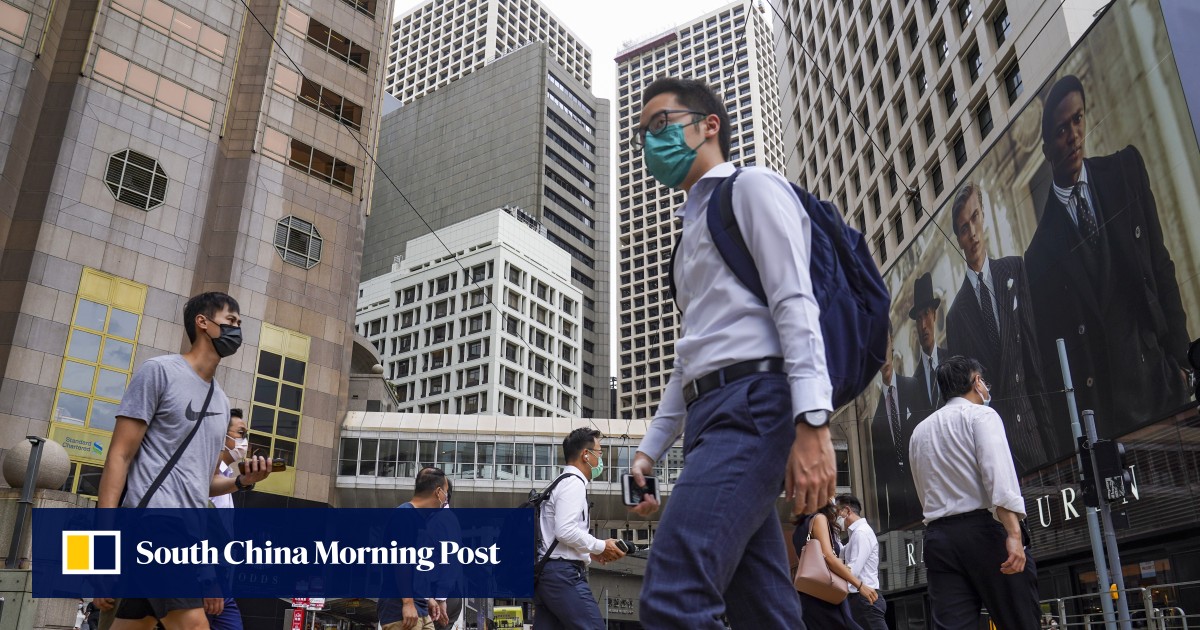 Hong Kong Finance Chief Warns Jobs Market Recovery Is Slowing Backs