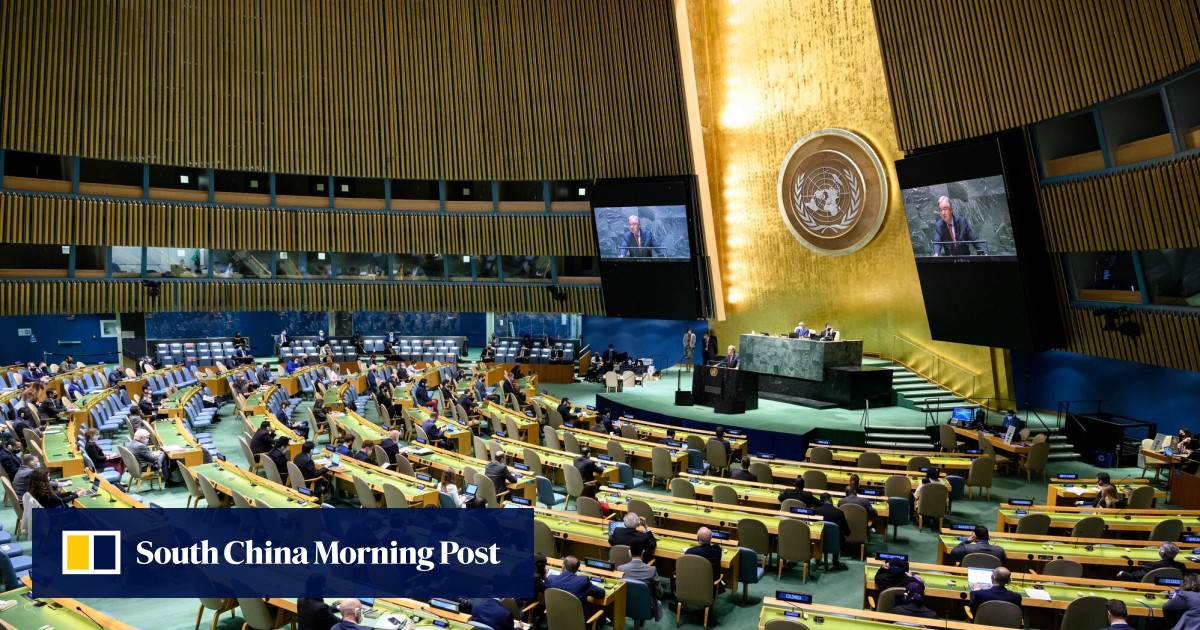 Aukus in sights as UN backs China on peaceful transfers of new security ...