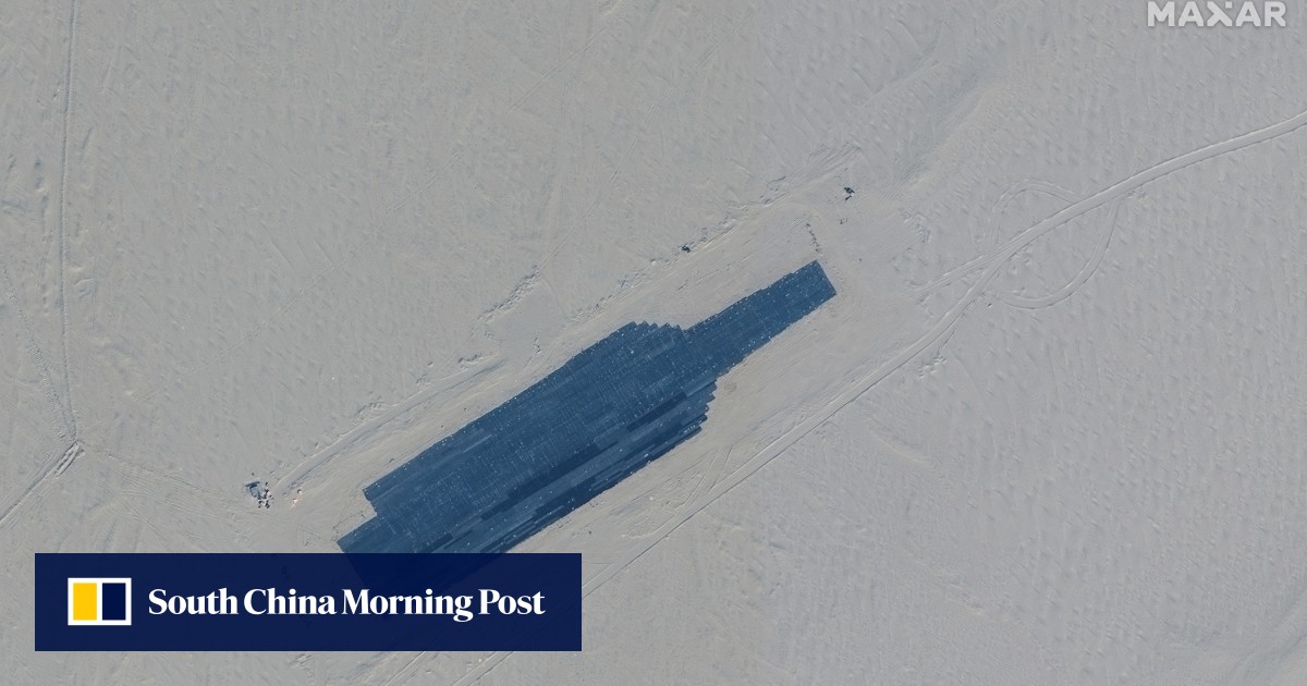 China’s military uses fake US aircraft carrier for missile target ...