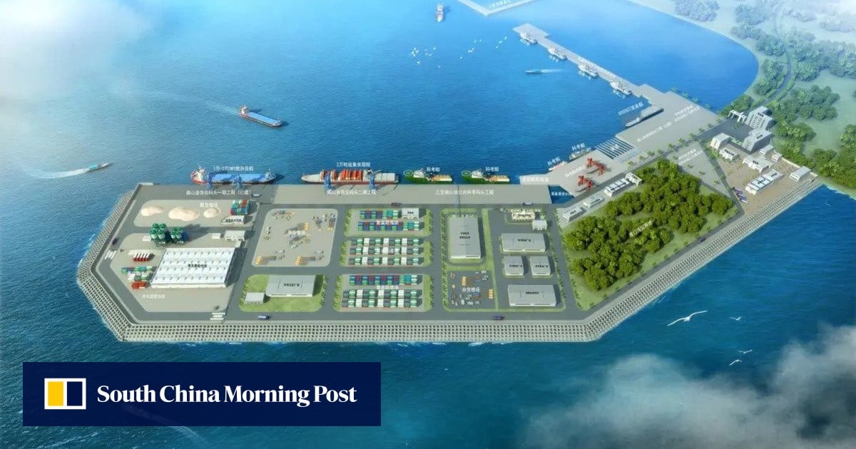 Chinese research wharf being built near largest fishing port on South ...