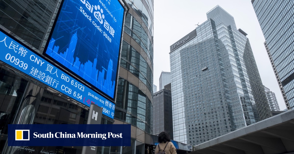 Alibaba, Meituan drag Hong Kong stocks to a two-week low while JD.com, NetEase gain on index ...