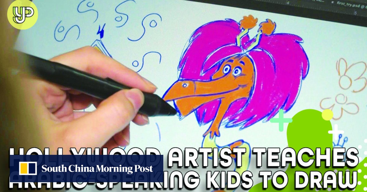Hollywood artist teaches Arabic-speaking kids to draw during Covid-19 ...