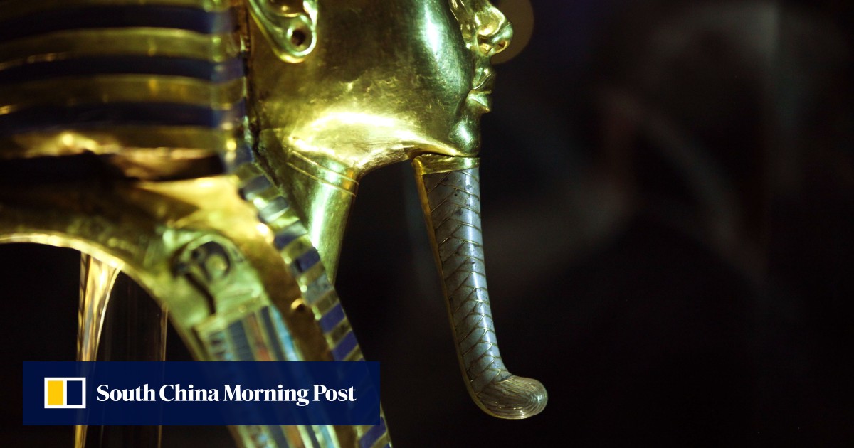 Tutankhamun’s restored mask is back on show, after beard fell off and ...