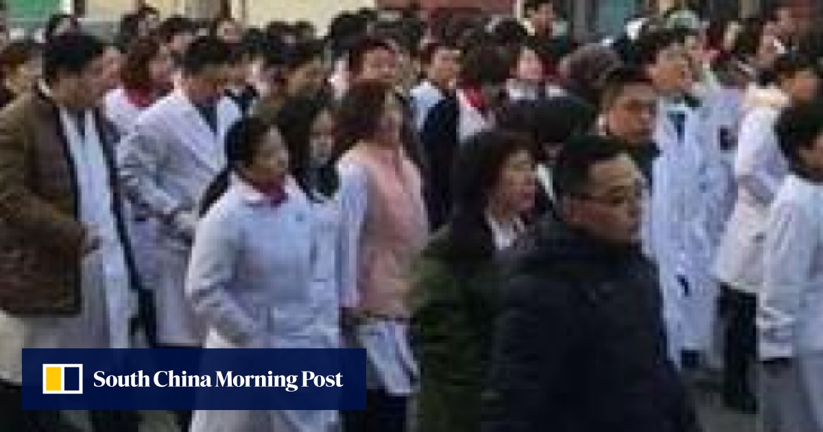 Doctors and nurses stage protest in northern China, demanding justice ...