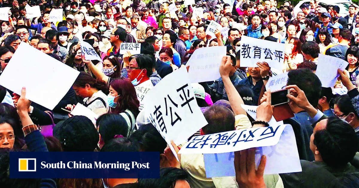Breaking | Thousands of Chinese parents take to the streets to protest ...