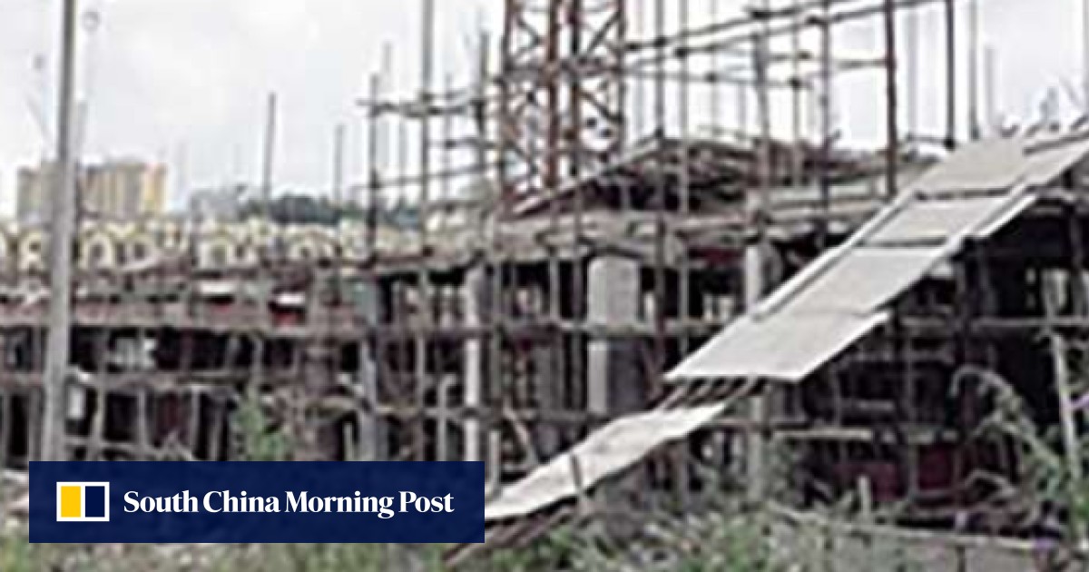 Woman, 56, lives alone in unfinished apartment block in Chinese ...