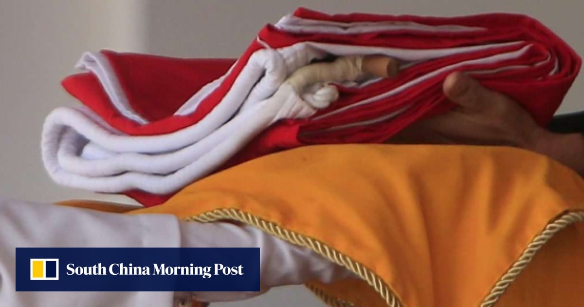 Indonesia's original national flag paraded for the first time in ...